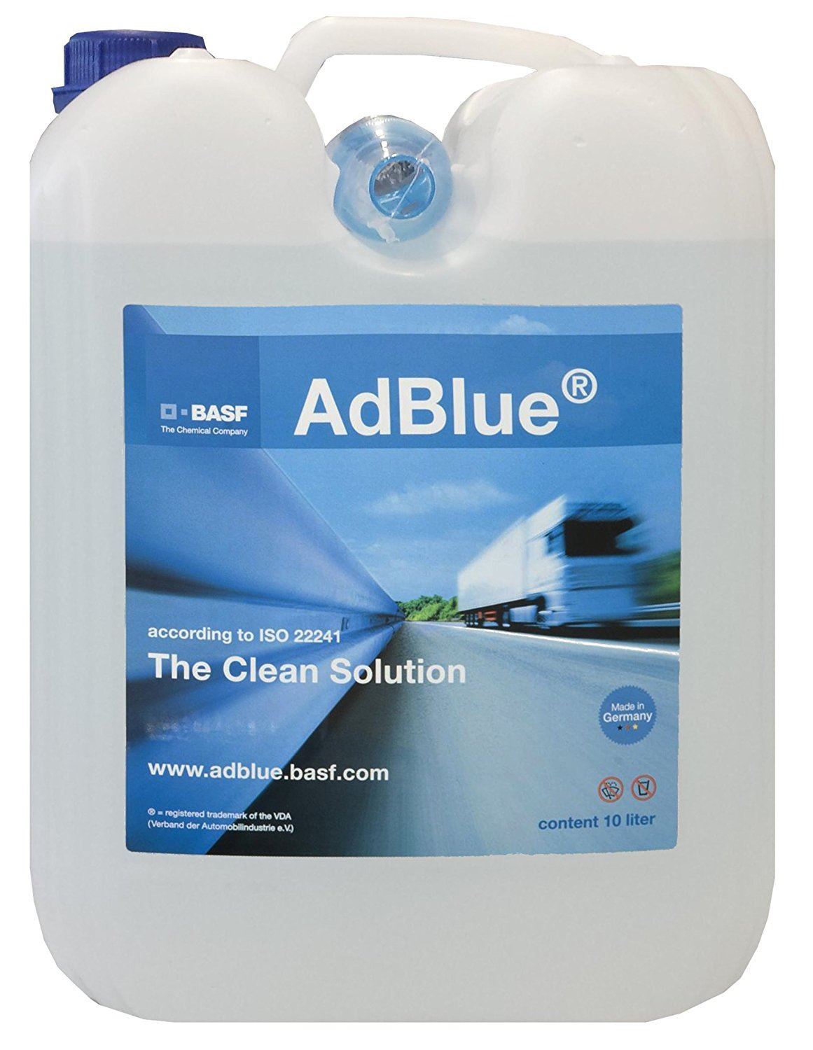 Evocomponents. ADBLUE LT.10 BASF CON IMBUTO ADDITIVO AUTO DIESEL