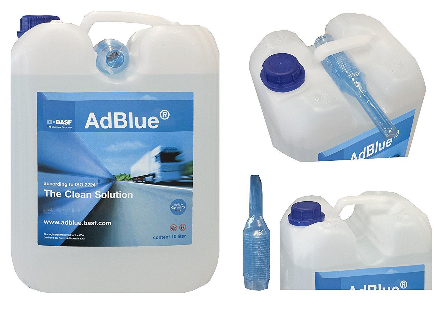 Evocomponents. ADBLUE LT.10 BASF CON IMBUTO ADDITIVO AUTO DIESEL
