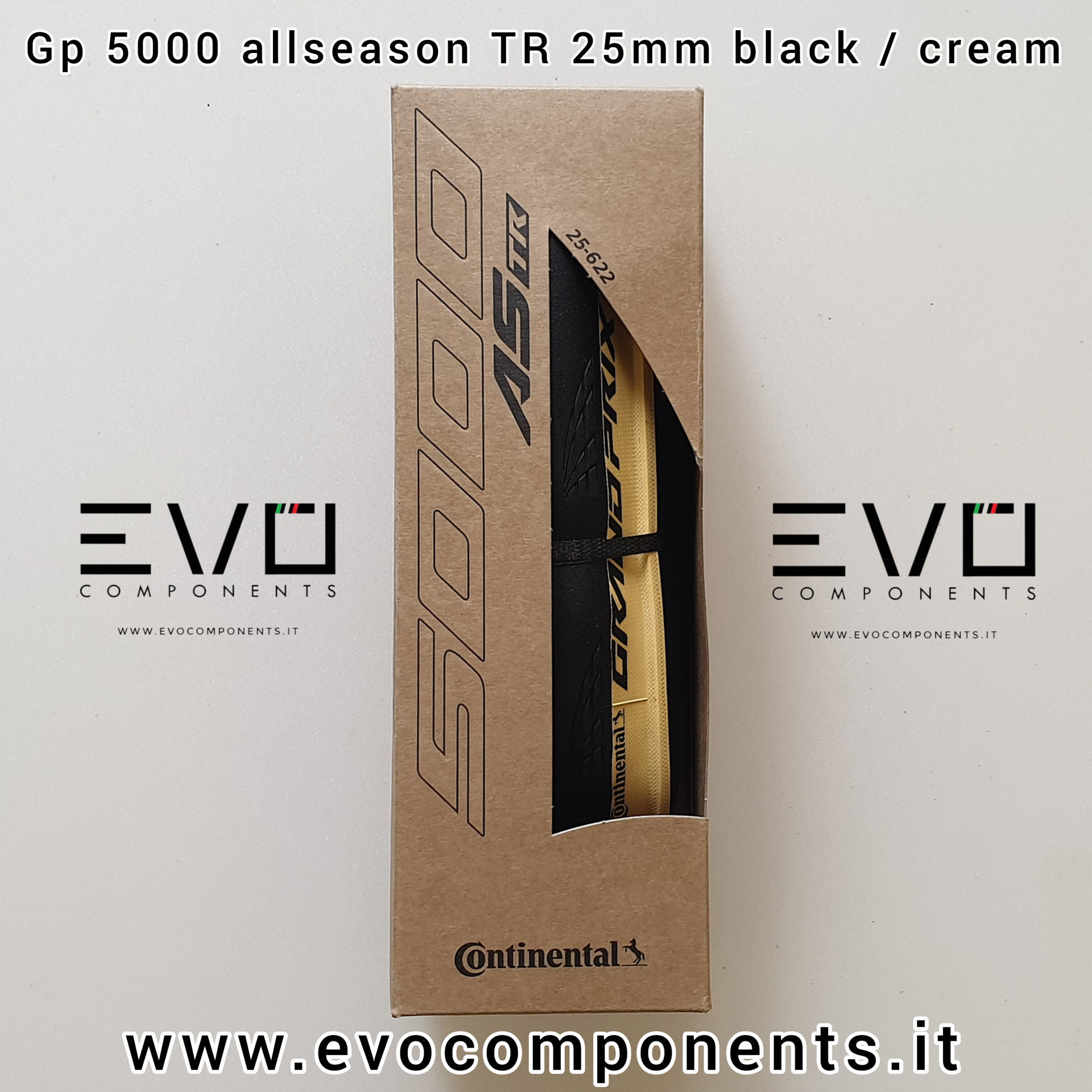 Evocomponents. Continental Grand Prix 5000 AllSeason TR 25mm Black ...