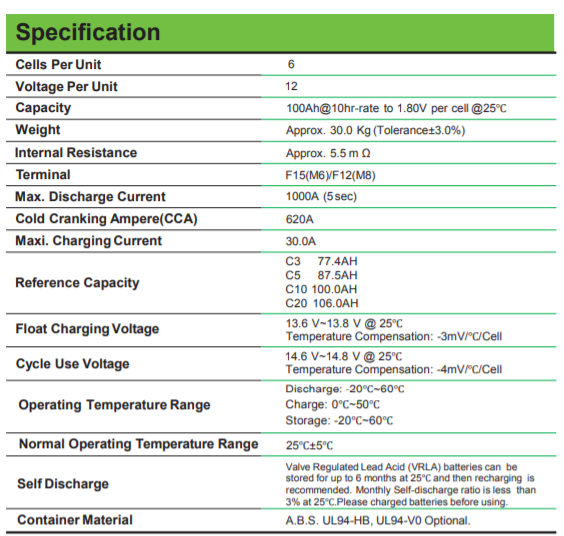 Evocomponents. batteria-luminor-ldc12-12-agm-12v-100ah-deep-cycle